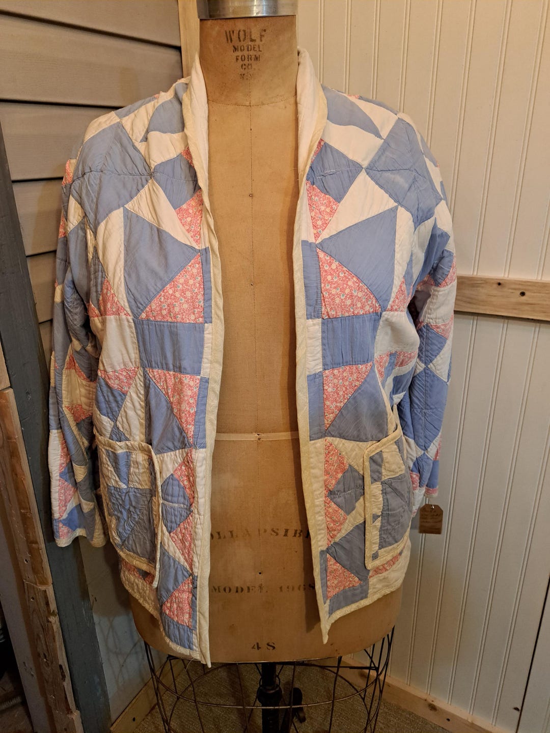 Antique Quilt Coat, Vintage Quilt Jacket, Ladies Jacket, One of a Kind ...