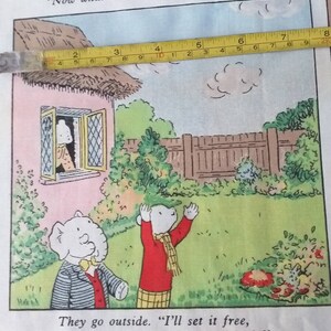 Rupert the Bear Vintage Fabric 1982 Story Panels Fabric - Vintage ...