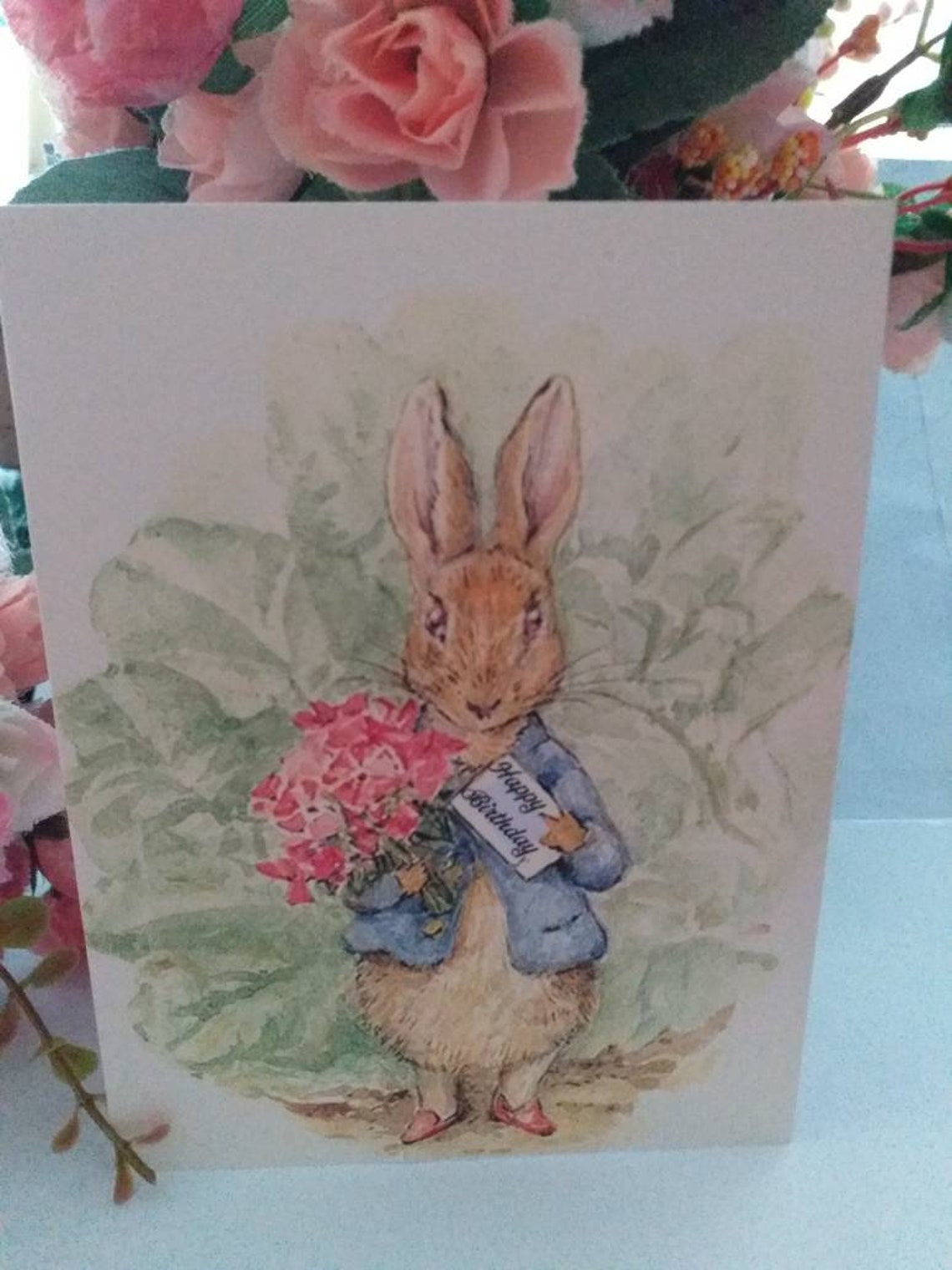 Peter Rabbit Happy Birthday Greetings Cards and Blank Cards - Etsy