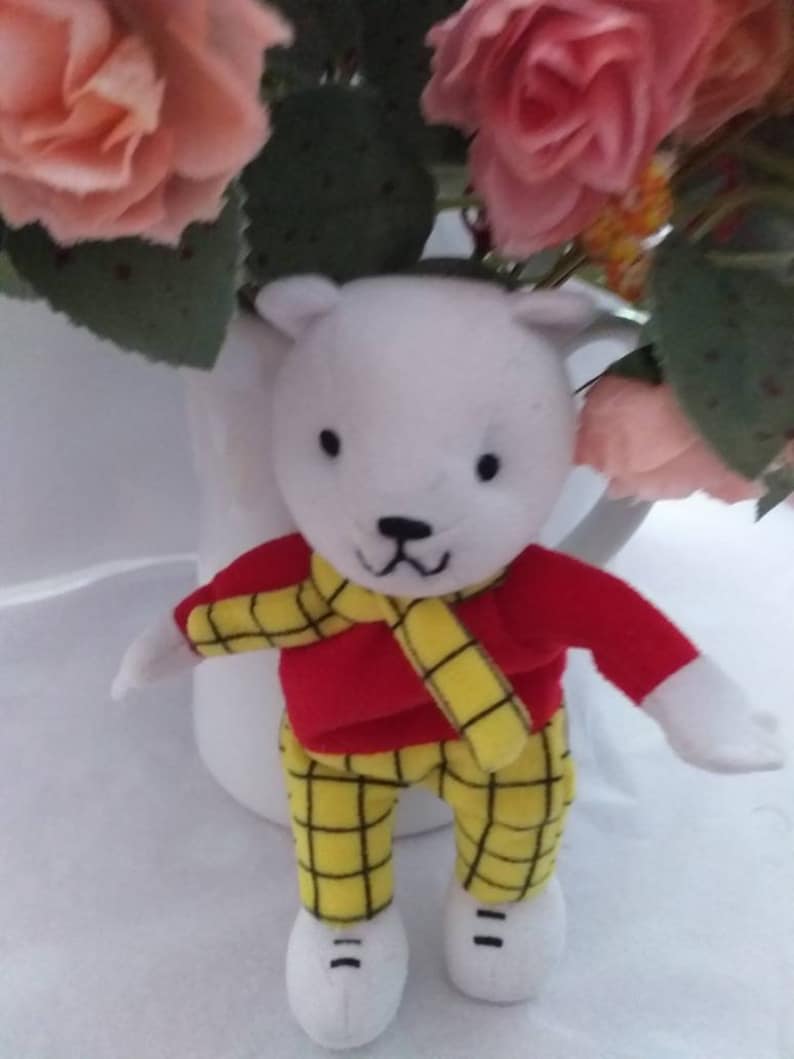 Rupert the Bear Fabric Toy. 1990s Lovely Rupert Vintage Beany | Etsy