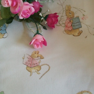Peter Rabbit Fabric 3 Lovely Beatrix Potter Vintage Fabrics Gorgeous ...