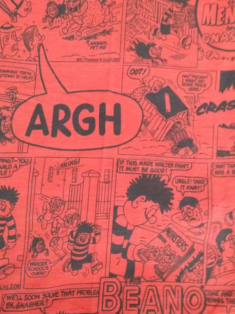 Dennis the Menace Fabric - 2 Brilliant Beano Fabric Dennis the Menace ...
