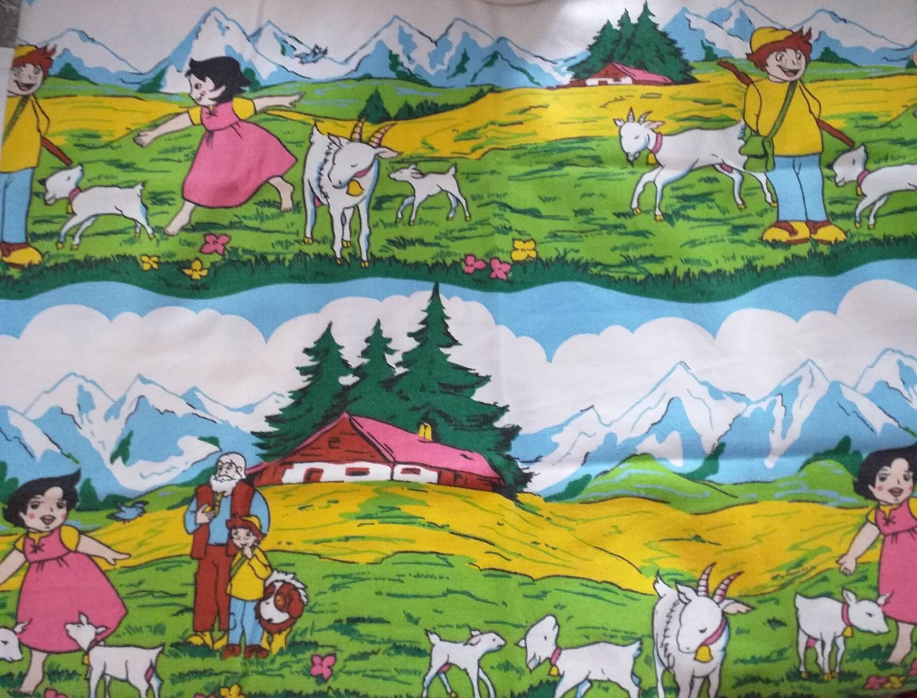 Heidi Fabrics 1979 Taurus Film Pair of Original Pillowcases. - Etsy