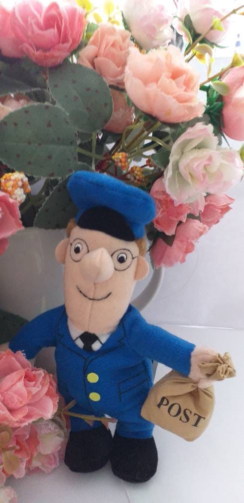 Postman Pat Fabric 1980s on a White or Yellow Background. - Etsy UK