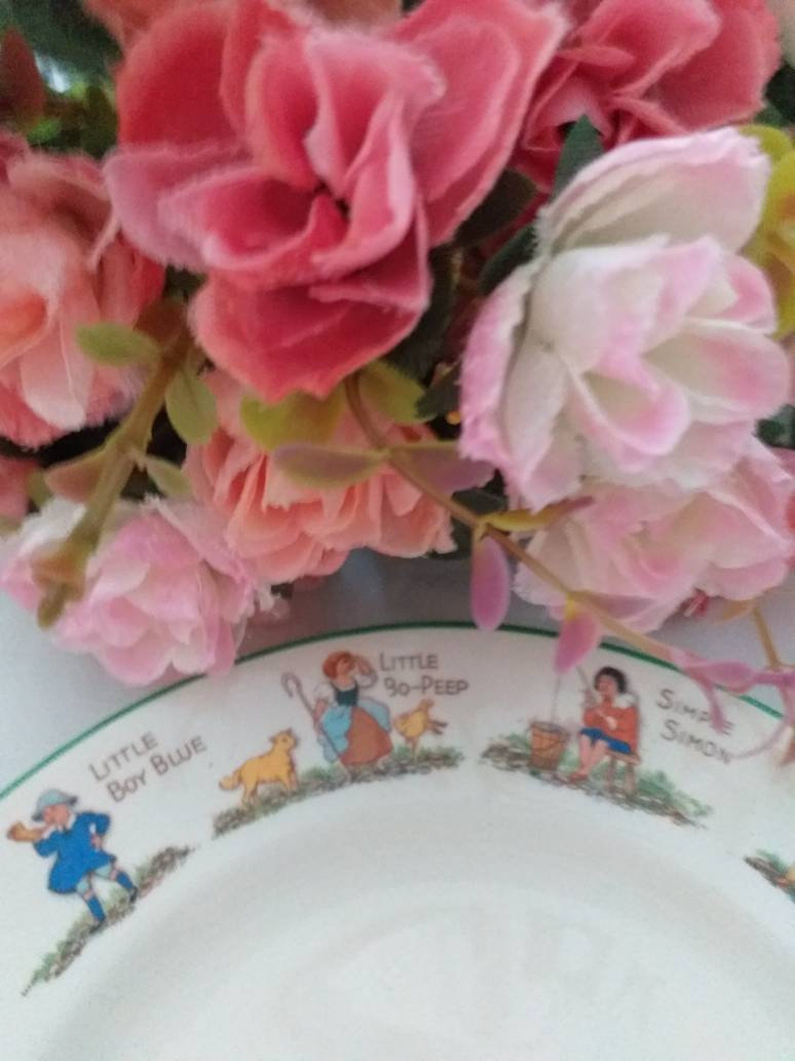 Morley Ware 1930s Nursery Rhymes Breakfast Set and 2 Plates by Morley ...