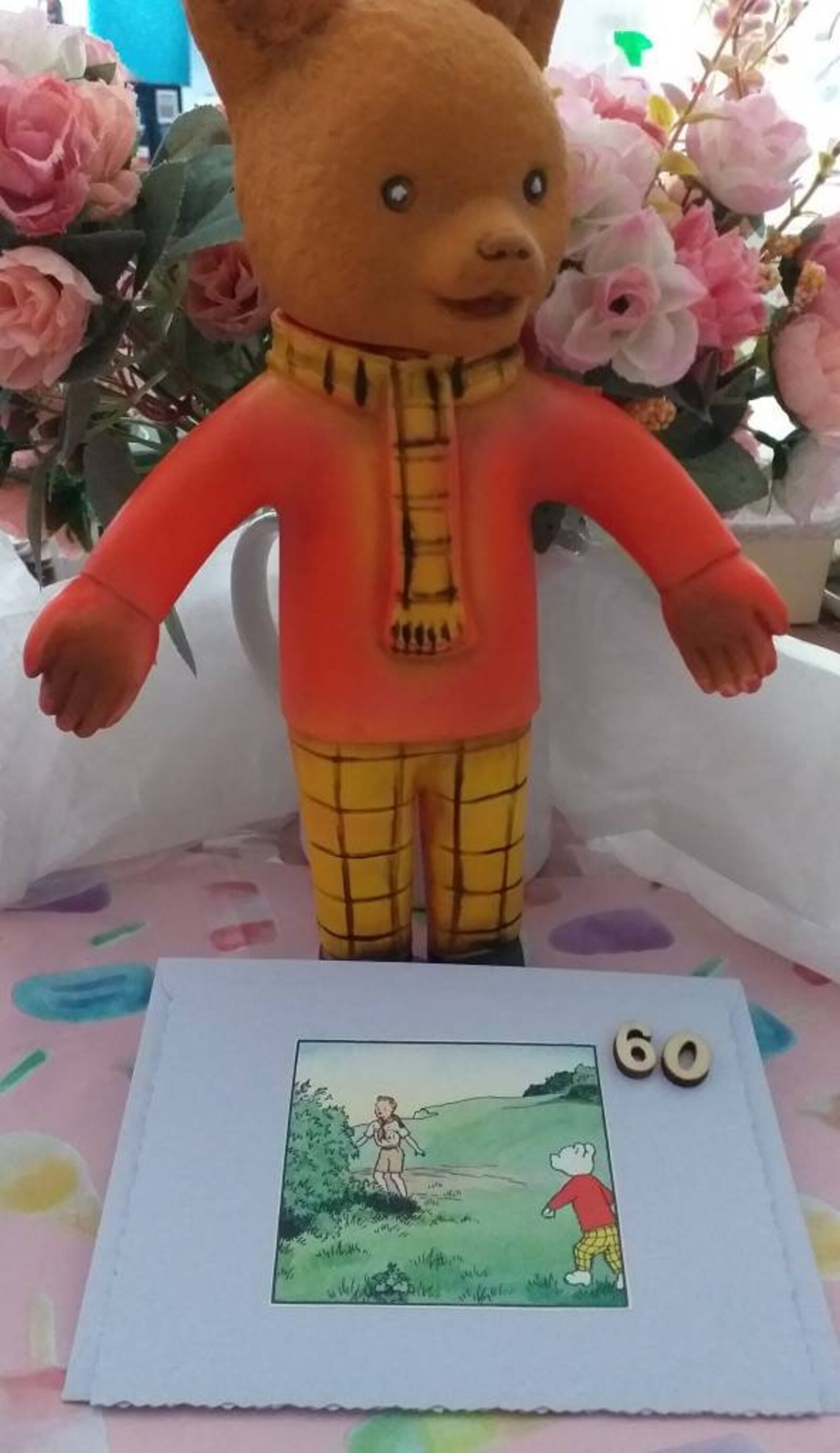 Rupert Bear Greetings Cards - 60th Birthday Cards Handmade With ...