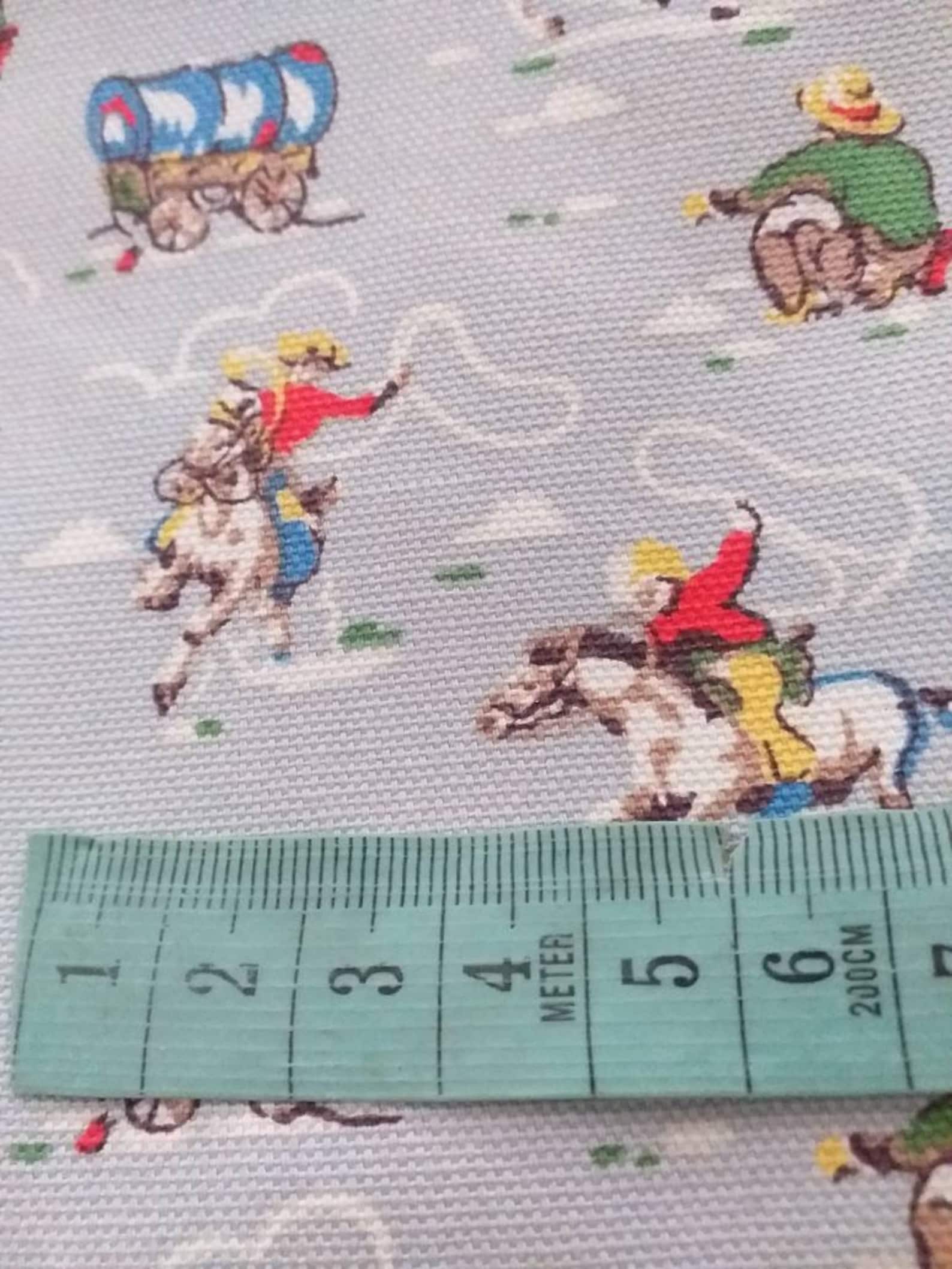 Cath Kidston Unused Cowboy Blue or White Fabrics. Vintage Childrens ...
