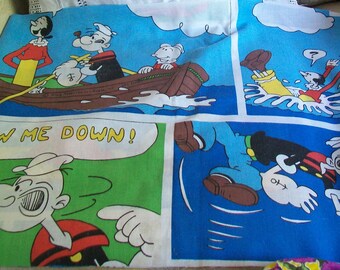 Vintage Popeye Fabric - Etsy