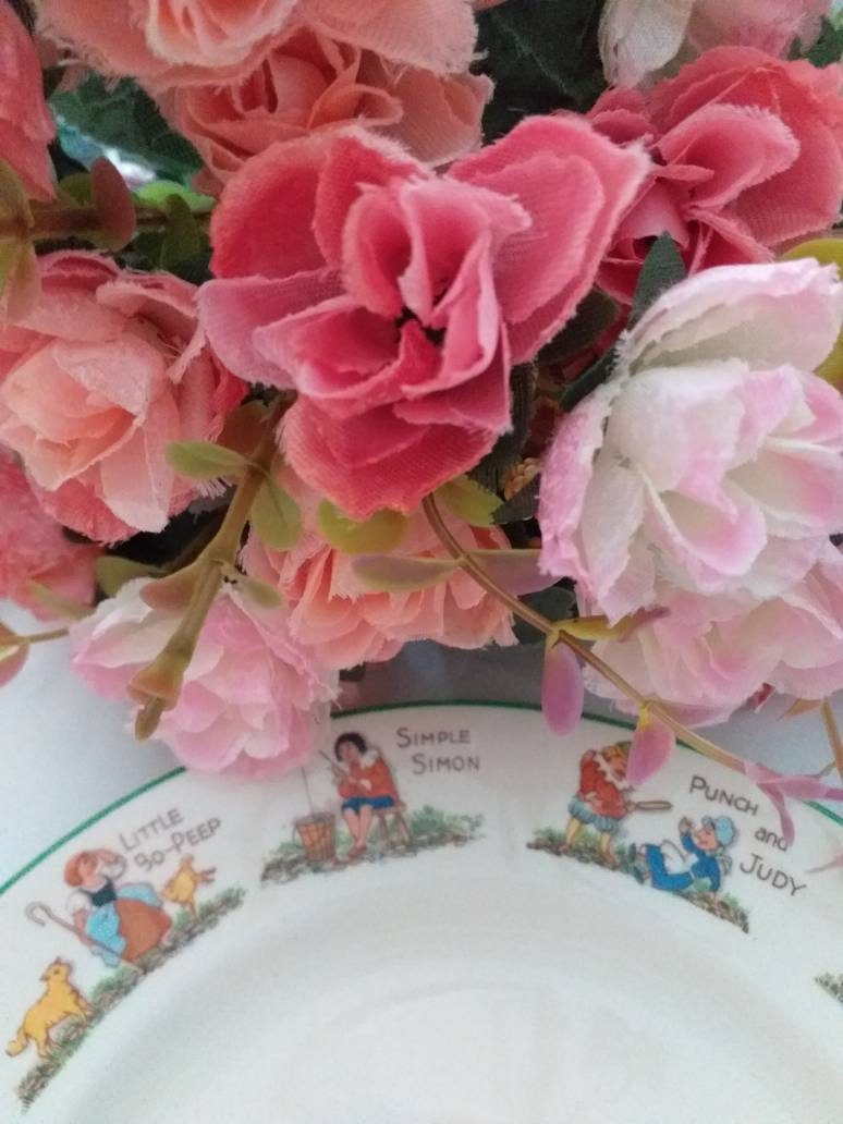 Morley Ware 1930s Nursery Rhymes Breakfast Set and 2 Plates by Morley ...