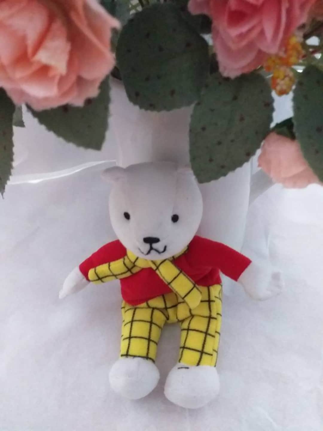 Rupert the Bear Fabric Toy. 1990s Lovely Rupert Vintage Beany Fabric ...