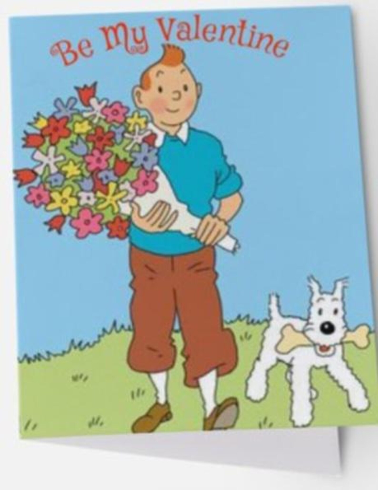 Tintin & Snowy Happy Birthday and Greetings Cards Gorgeous Tintin and ...
