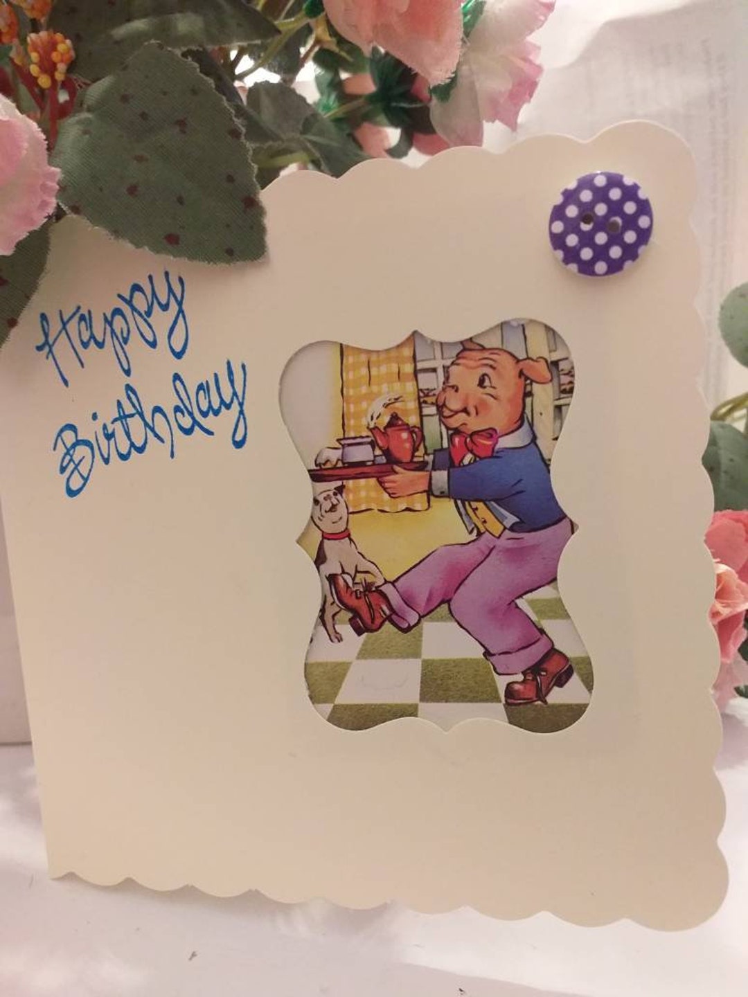 Rupert Bear & Friends Greetings Cards - Birthday or Blank Handmade ...