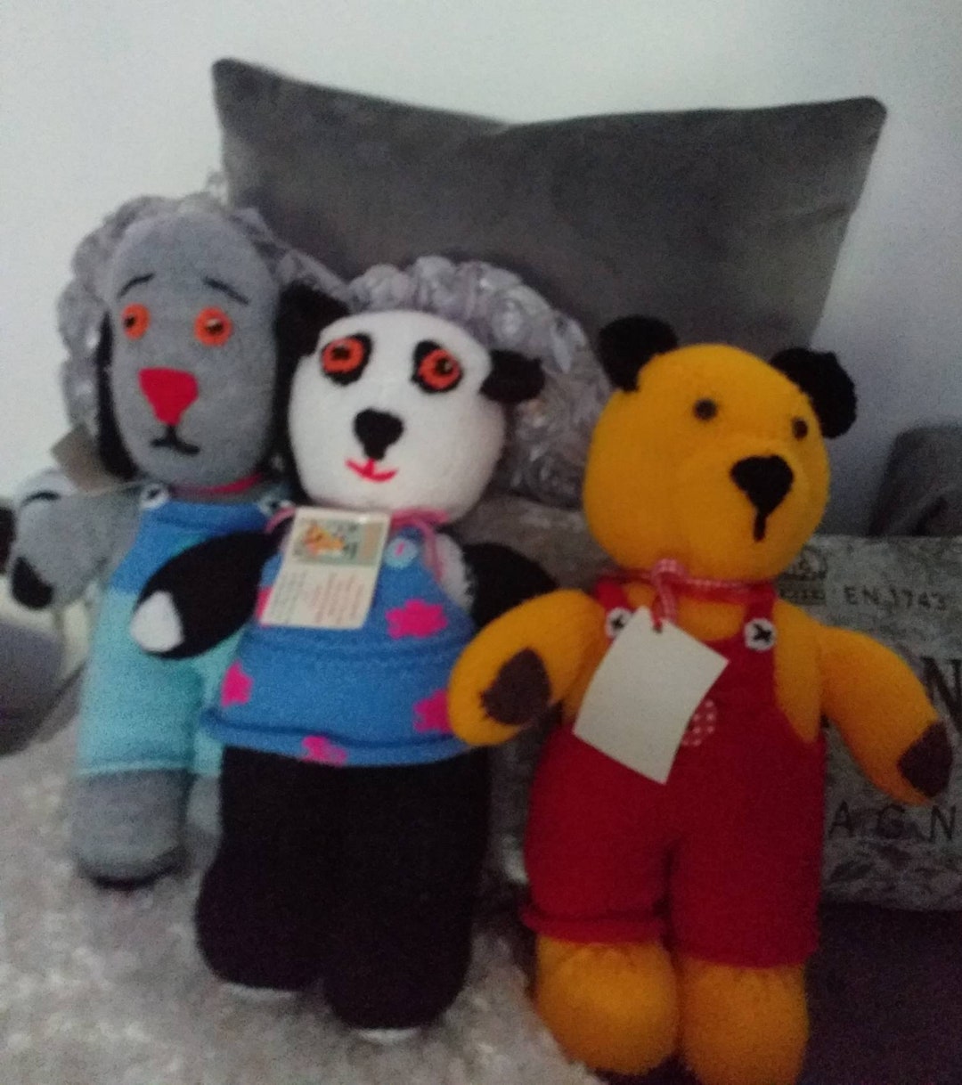 Sooty, Sweep & Soo Toys Vintage Knitted Toys Sooty and Sweep and Soo ...