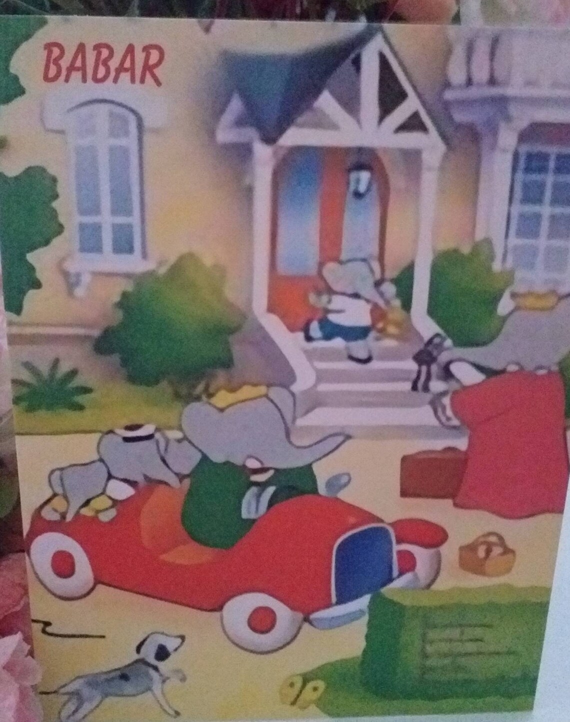 Babar Greetings Card or Happy Birthday Card Blank Inside From My Own ...