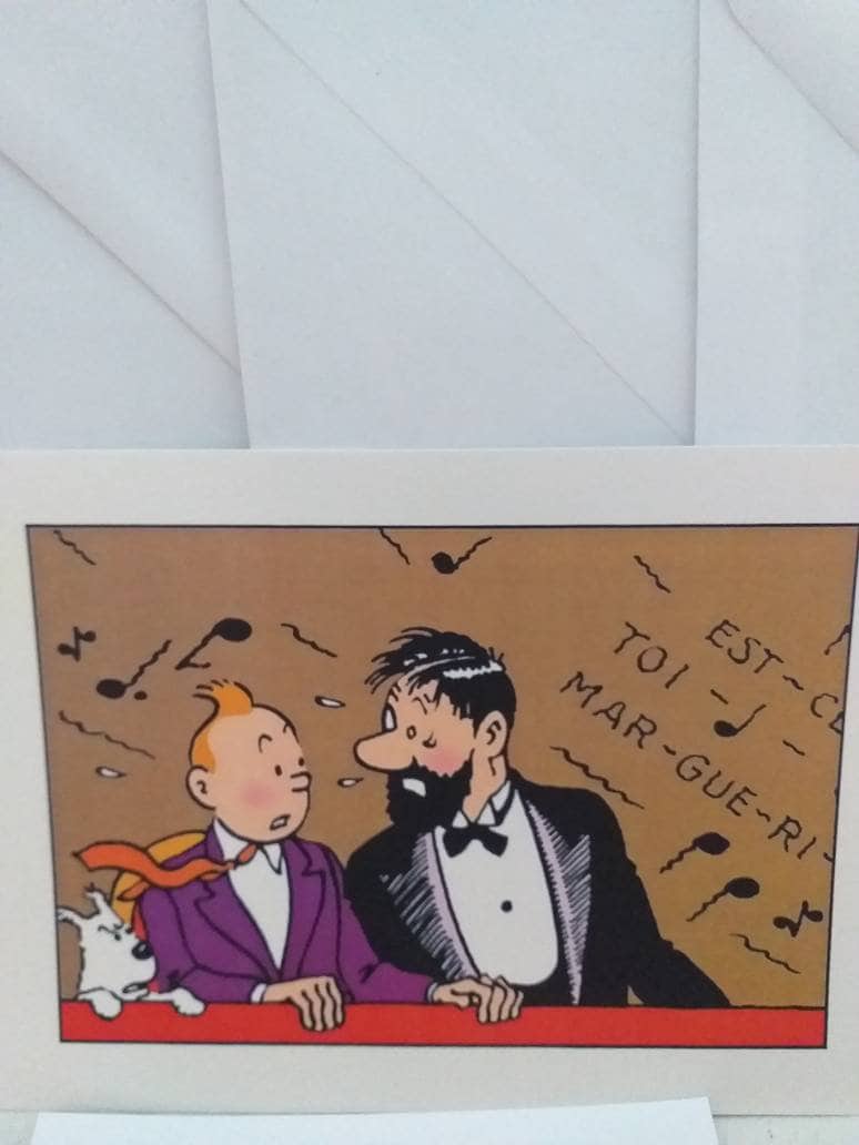 Tintin Vintage Hergè Packs of 4 Picture Post Cards Tintin and | Etsy