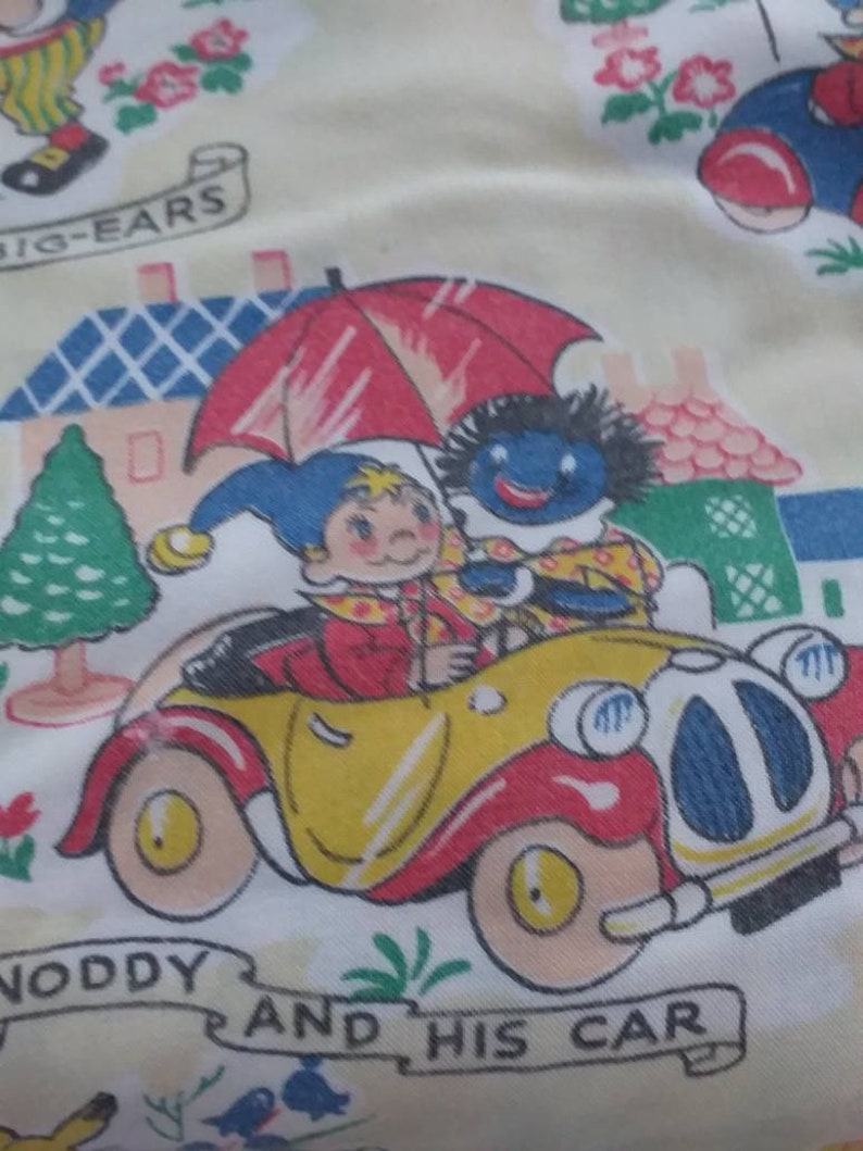 Noddy Wooden Bunting With Vintage 1950's Noddy in Toyland Pictures With ...