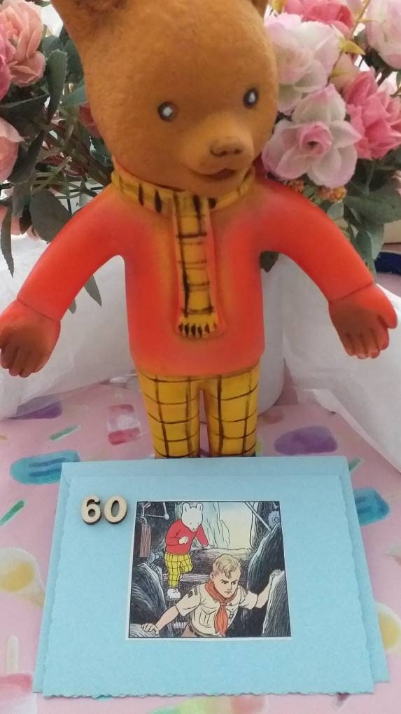 Rupert Bear Greetings Cards - 60th Birthday Cards Handmade With ...