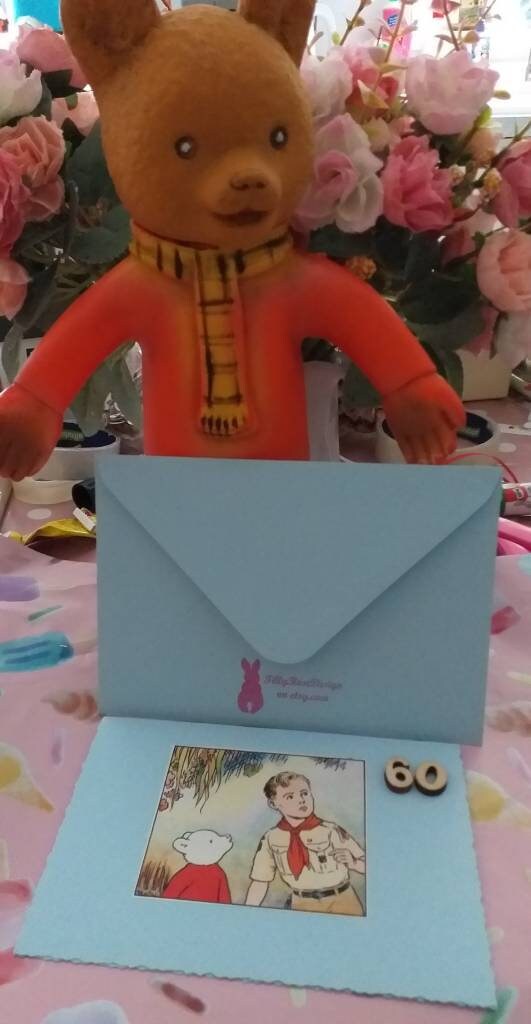 Rupert Bear Greetings Cards - 60th Birthday Cards Handmade With ...
