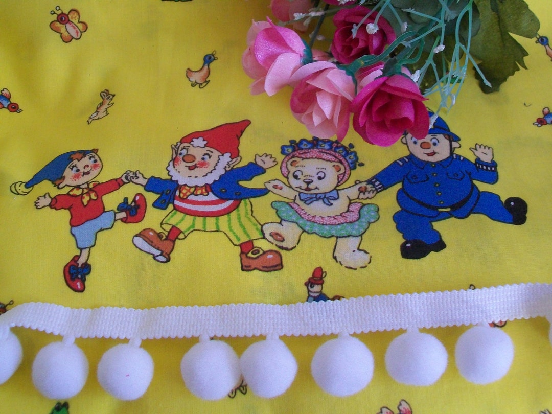 Noddy Fabric Vintage Noddy in Toy Land & Friends Fabric Gorgeous ...