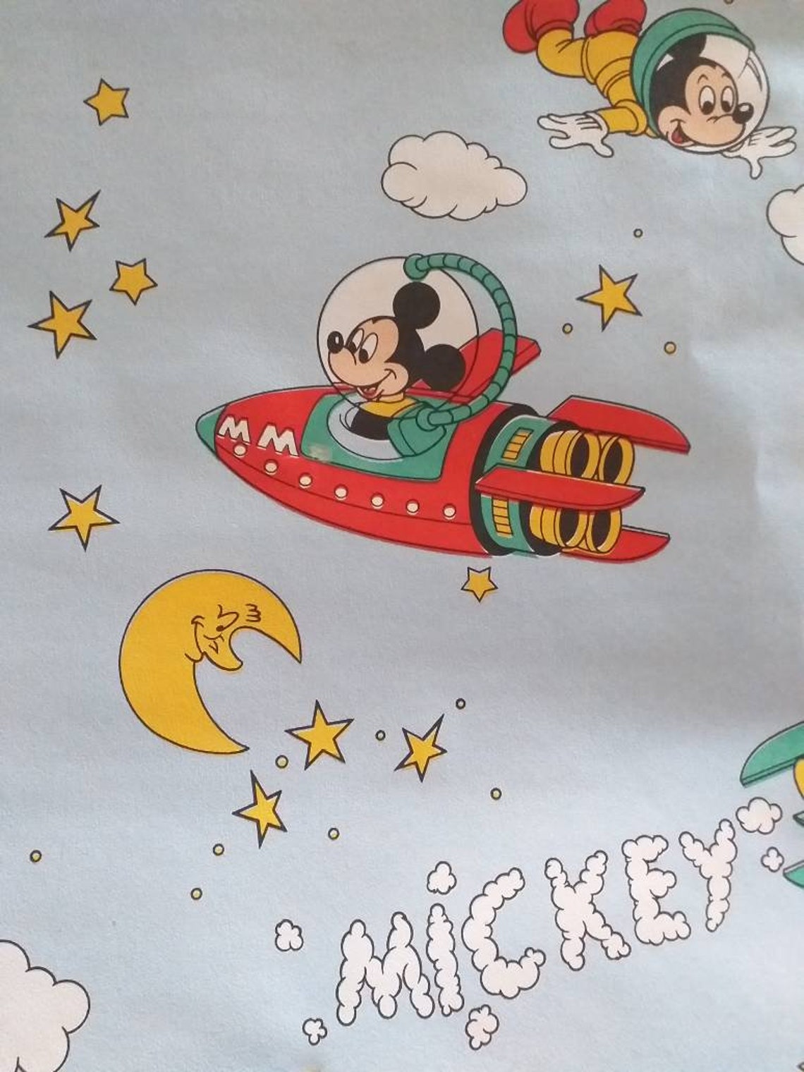 Mickey Mouse Wallpaper. Vintage Mickey Mouse From 1960s in - Etsy UK