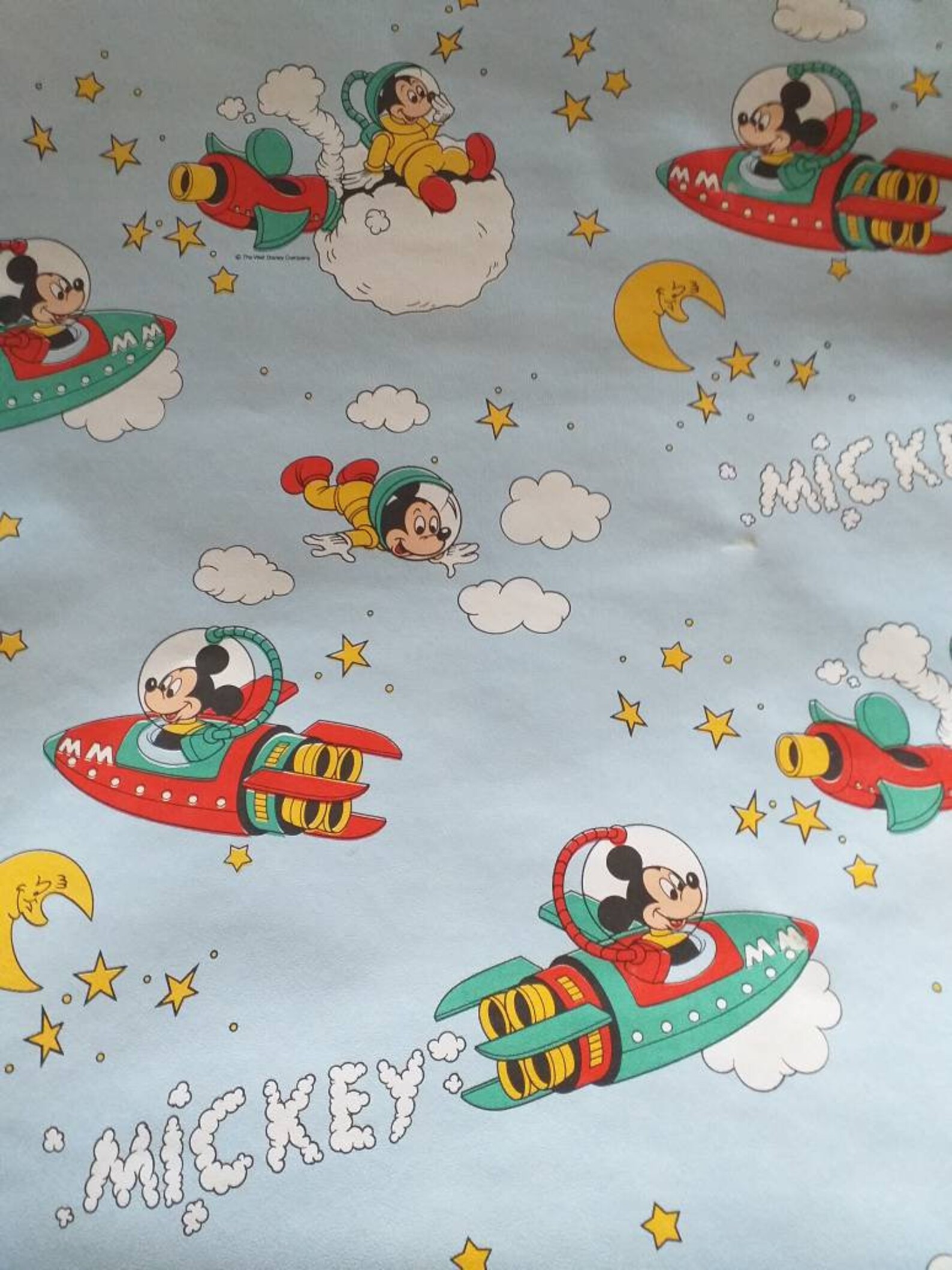 Mickey Mouse Wallpaper. Vintage Mickey Mouse From 1960s in - Etsy UK