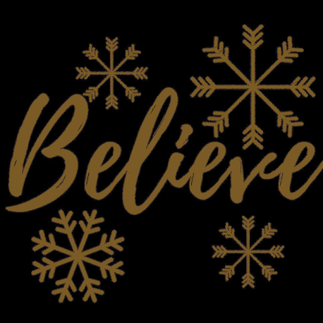 Believe Downloadable/printable Image With Transparent Background - Etsy