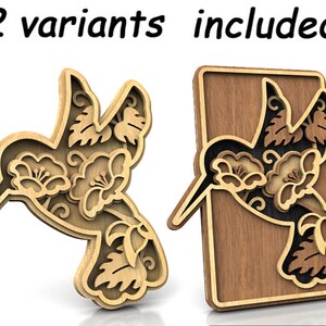 C231-hummingbird Scroll Saw Pattern pdf Dxf Svg Eps - Etsy
