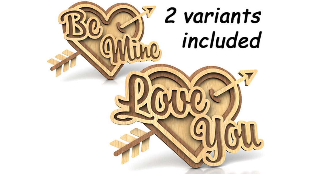 C151-love Scroll Saw Pattern pdf Dxf Svg Eps - Etsy