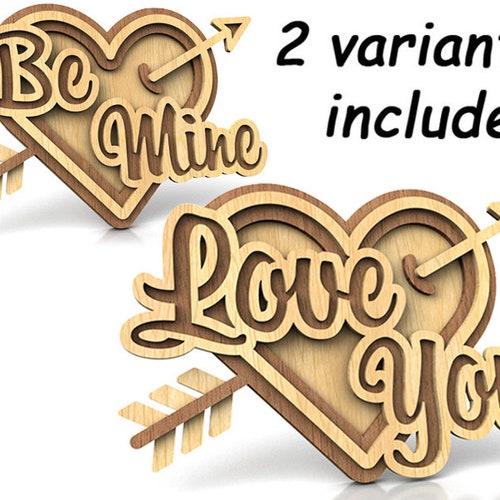 Love and Heart Scroll Saw Pattern - Etsy