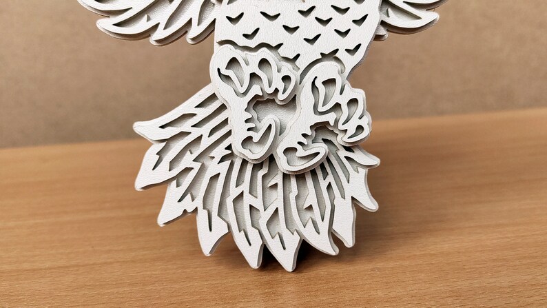 C166-eagle Scroll Saw Pattern pdf Dxf Svg Eps - Etsy