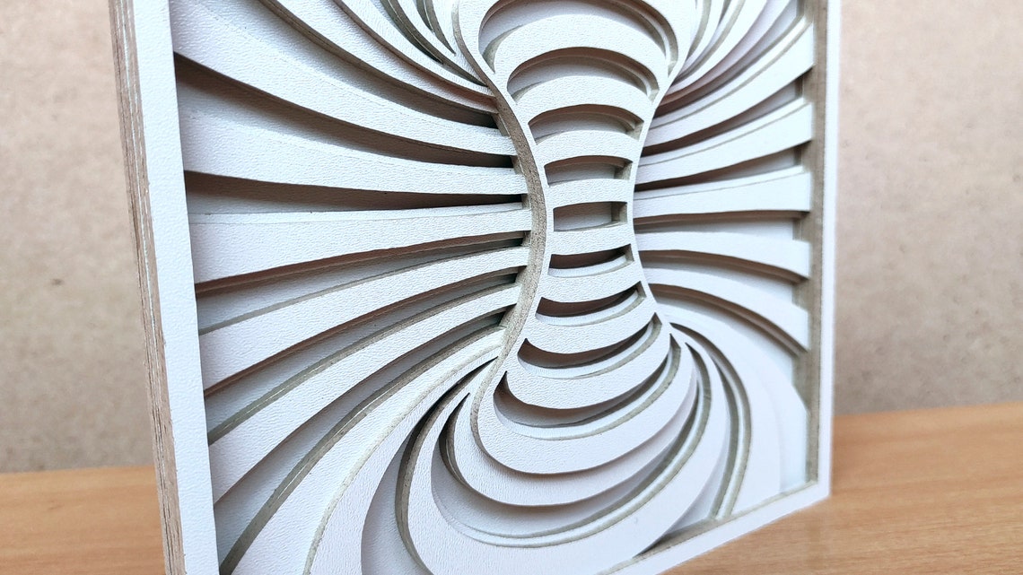 C181-illusion Scroll Saw Pattern pdf Dxf Svg Eps - Etsy