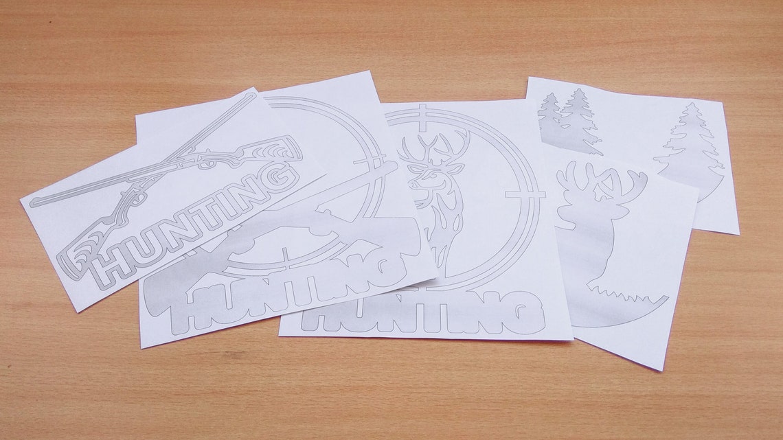 C129-hunting - Scroll Saw Pattern (pdf, Dxf, Svg, Eps) - Etsy