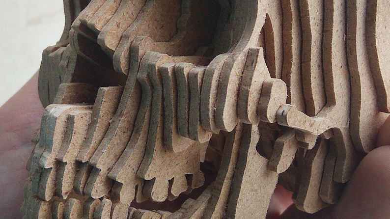 C08-skull - Scroll Saw Pattern (pdf, Dxf, Svg, Eps) - Etsy