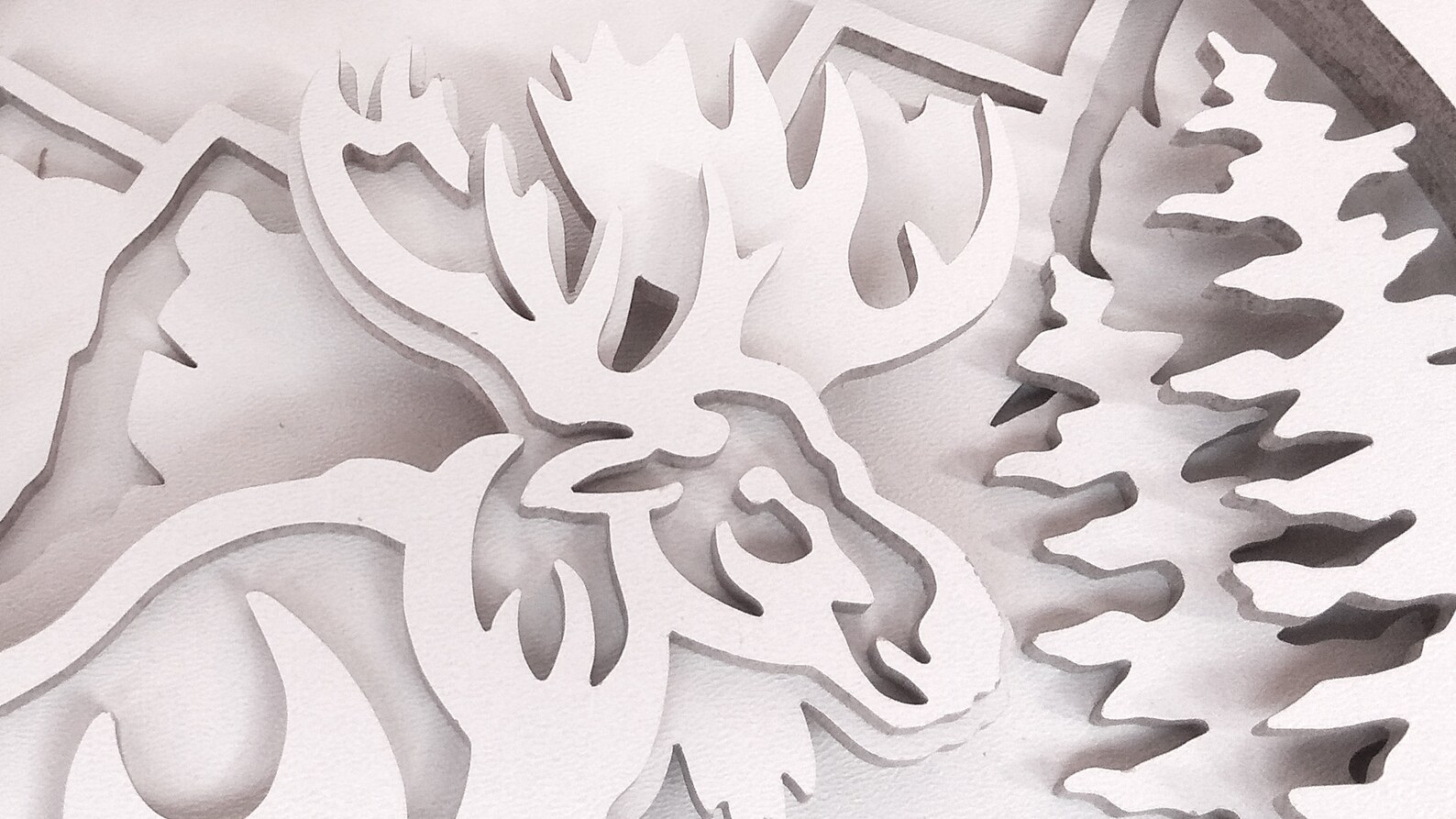 C123-moose - Scroll Saw Pattern (pdf, Dxf, Svg, Eps) - Etsy