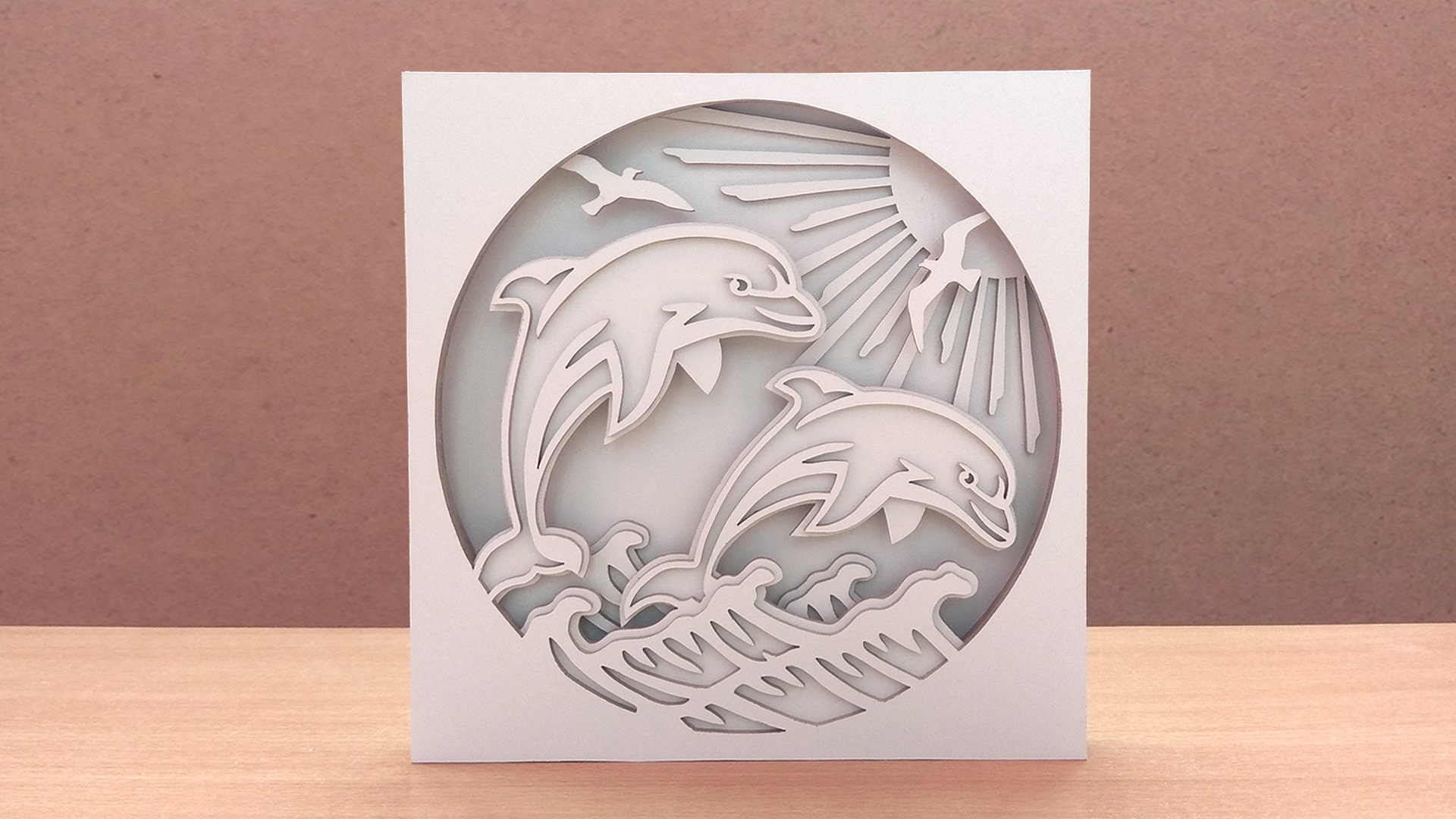 C108-dolphins Scroll Saw Pattern pdf Dxf Svg Eps - Etsy