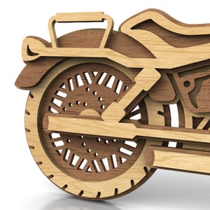 C220-motorcycle - Scroll Saw Pattern (pdf, Dxf, Svg, Eps) - Etsy Australia