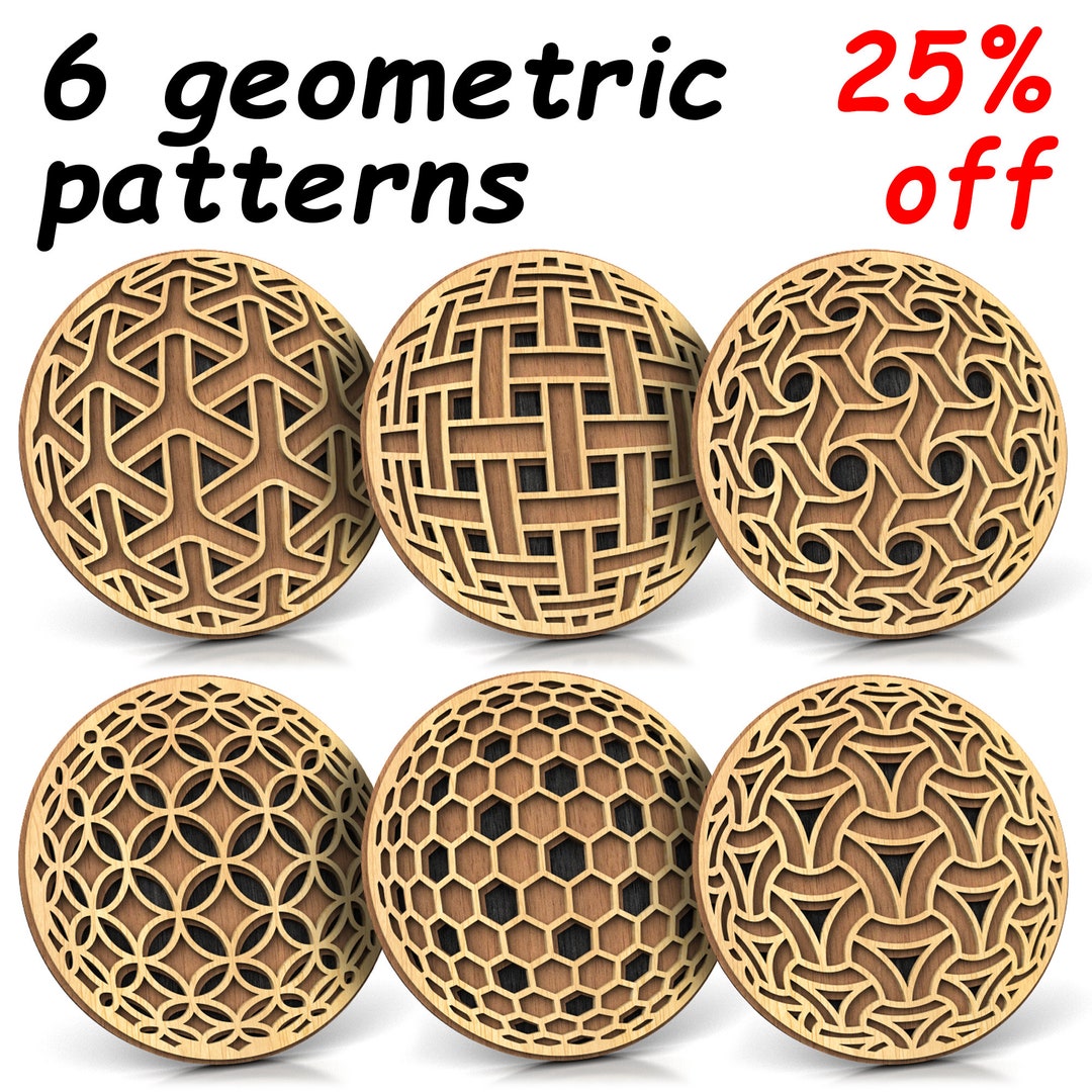 C249-sphere Scroll Saw Pattern pdf, Dxf, Svg, Eps - Etsy