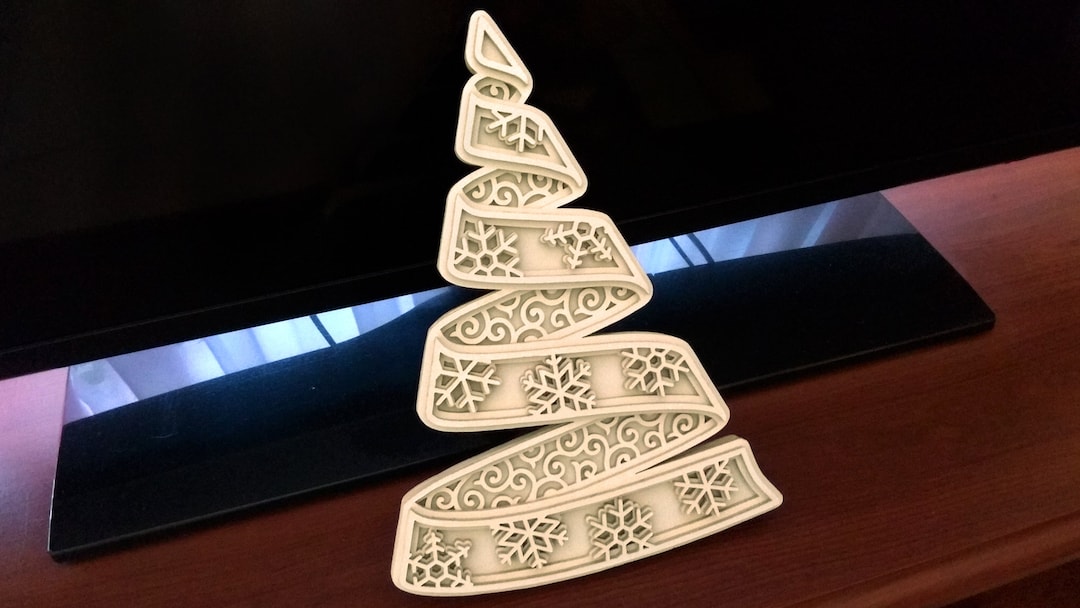 C86-christmas Tree - Scroll Saw Pattern (pdf, Dxf, Svg, Eps) - Etsy