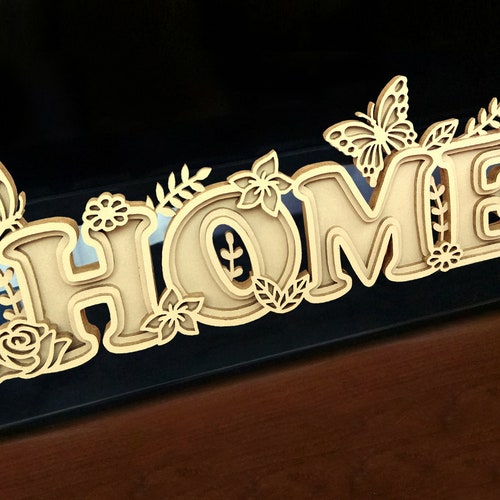 C101-welcome Scroll Saw Pattern pdf Dxf Svg Eps - Etsy