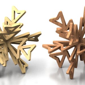 C265-snowflake Set- Scroll Saw Pattern (pdf, Dxf, Svg, Eps) - Etsy