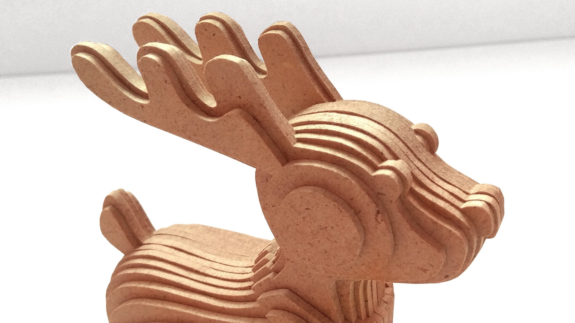 C139-christmas Deer Scroll Saw Pattern pdf Dxf Svg Eps - Etsy