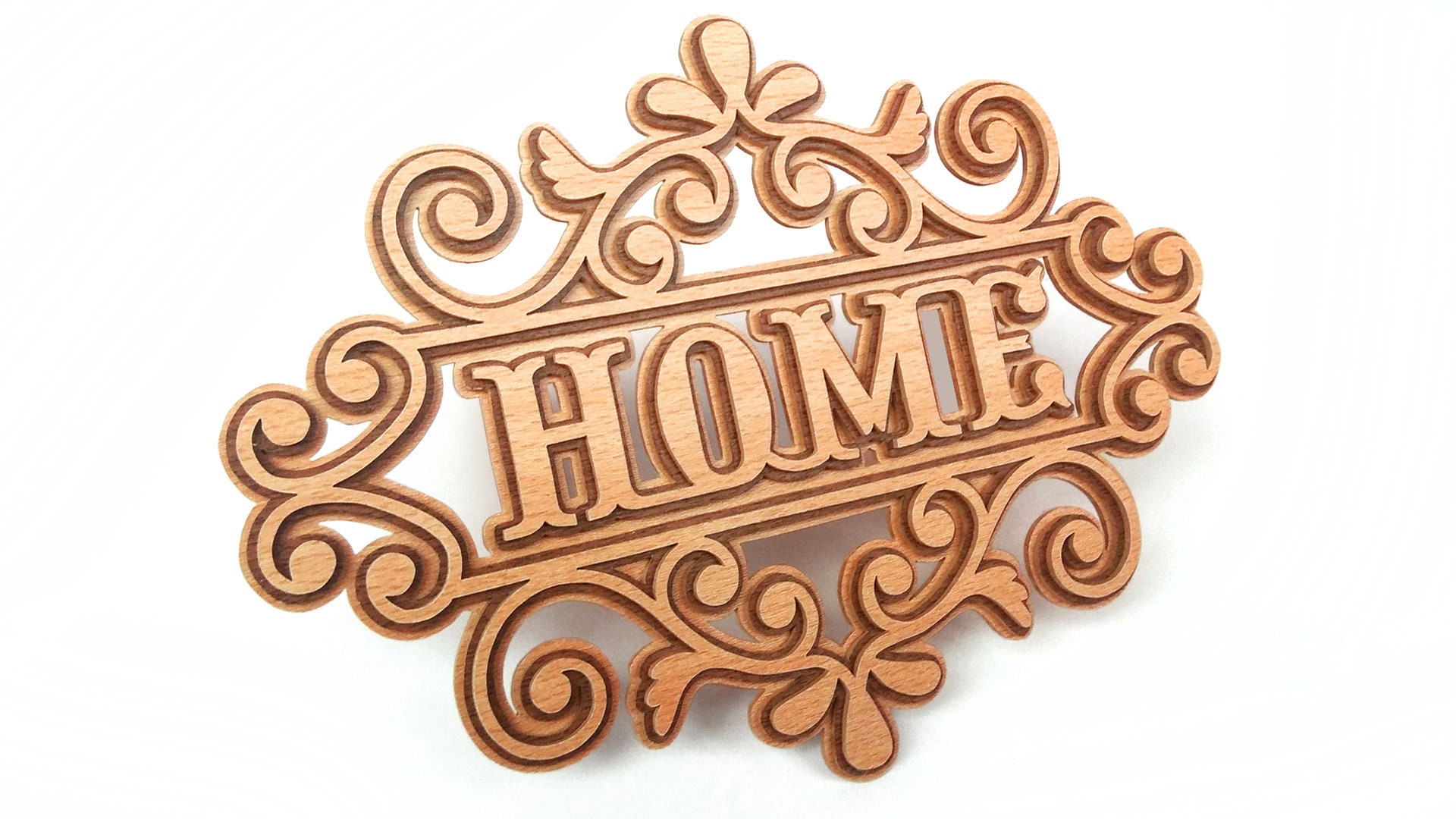 C145-home Scroll Saw Pattern pdf Dxf Svg Eps | Etsy Canada