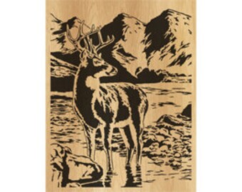 020-elk Scroll Saw Pattern pdf Jpg Dxf Svg Eps | Etsy