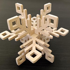C265-snowflake Set- Scroll Saw Pattern (pdf, Dxf, Svg, Eps) - Etsy