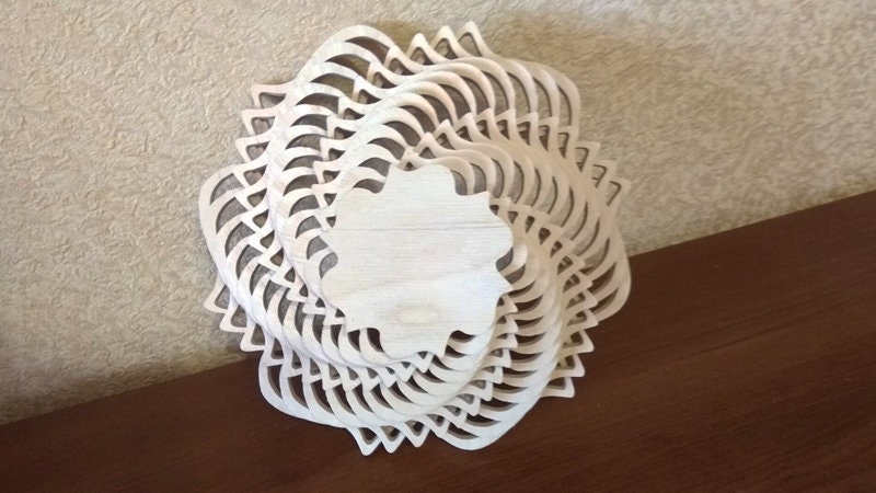 C12-bowl Scroll Saw Pattern pdf Jpg Dxf Svg Eps - Etsy
