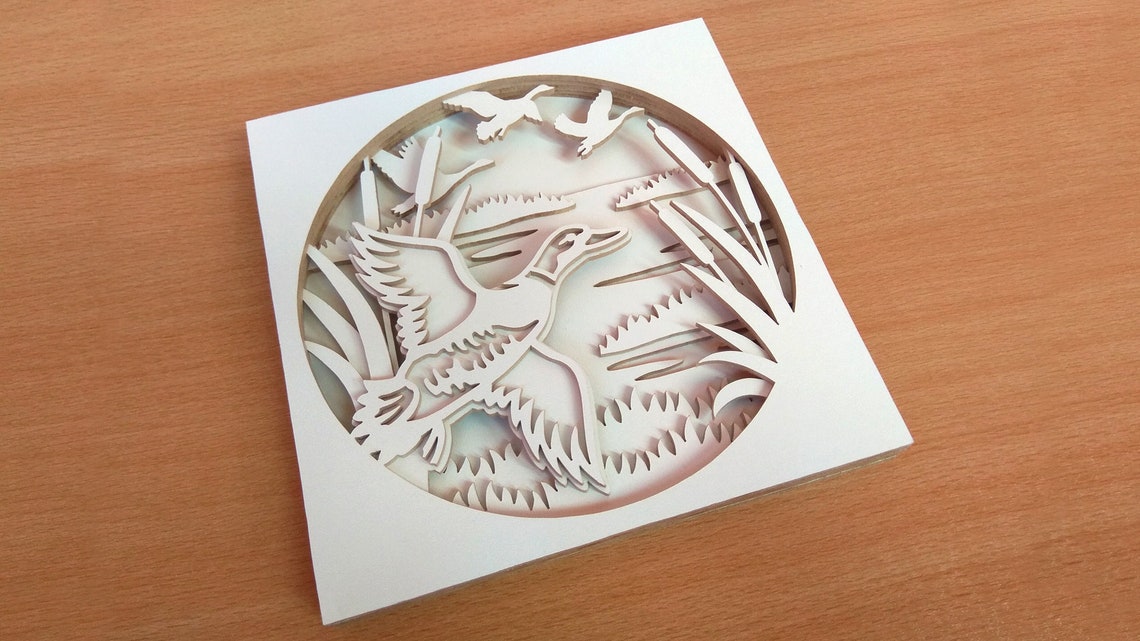 C80-duck Scroll Saw Pattern pdf Dxf Svg Eps - Etsy UK