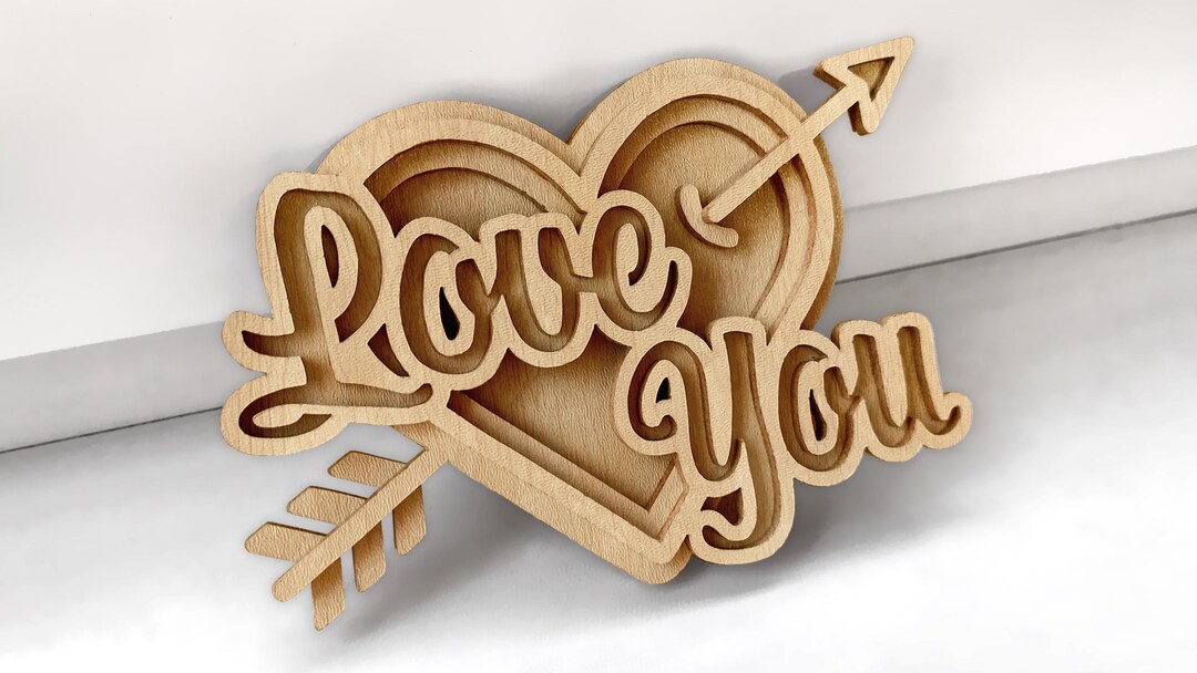 C151-love Scroll Saw Pattern pdf Dxf Svg Eps - Etsy Canada