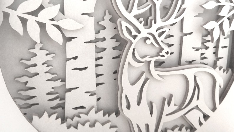 C71-deer Scroll Saw Pattern pdf Dxf Svg Eps - Etsy