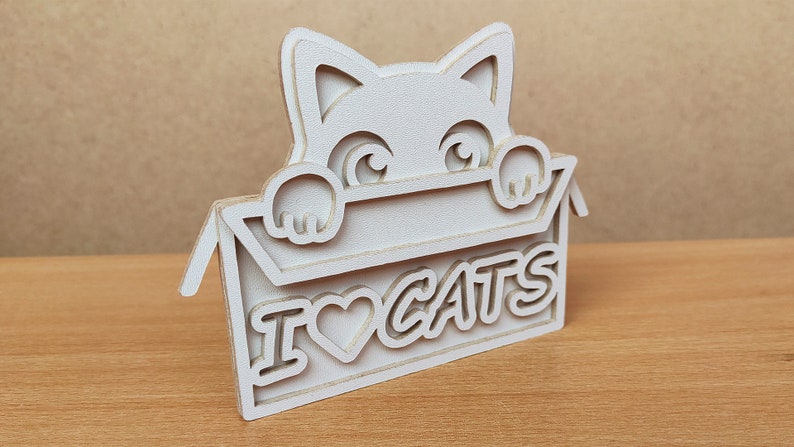 C162-cat Scroll Saw Pattern pdf Dxf Svg Eps - Etsy