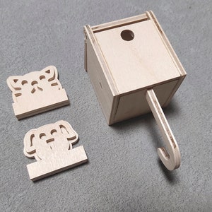 C196-kinetic Key Hanger - Scroll Saw Pattern (pdf, Dxf, Svg, Eps) - Etsy